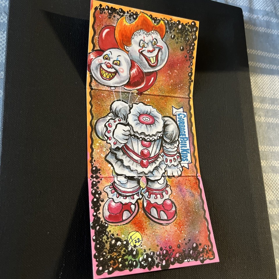 Garbage Pail Kids 2021 Trifold Sketch FloydMan Pennywise One Of One | eBay