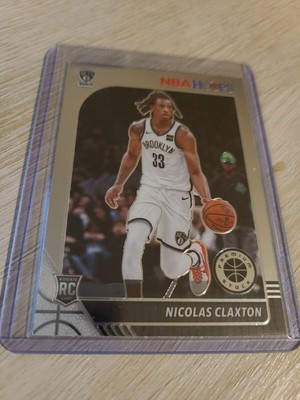 2019/20 NBA Hoops Premium Stock NICOLAS CLAXTON Base RC Rookie Card ...