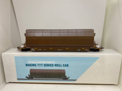 HO Scale Boeing 777 Skybox Well Car BNSF or TBCX custom, RTR | eBay