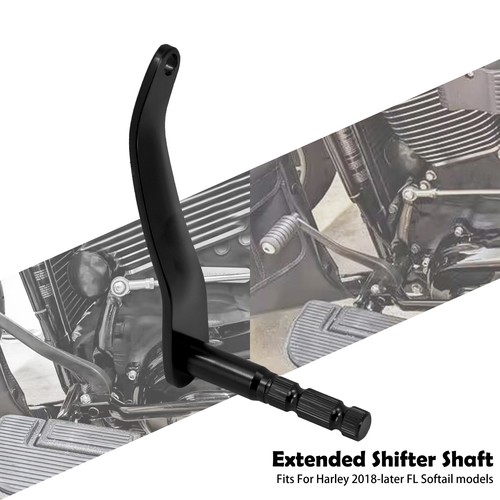 Extended Gear Shifter Black Shaft Shift Lever Arm Fit For Harley ...