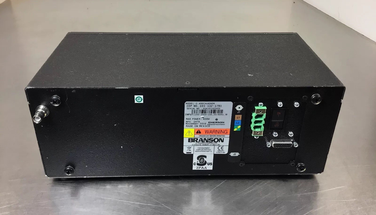 Branson DCXs 0.40DCXs40HOR ultrasonic welding Power Supply DCX S 400W ...