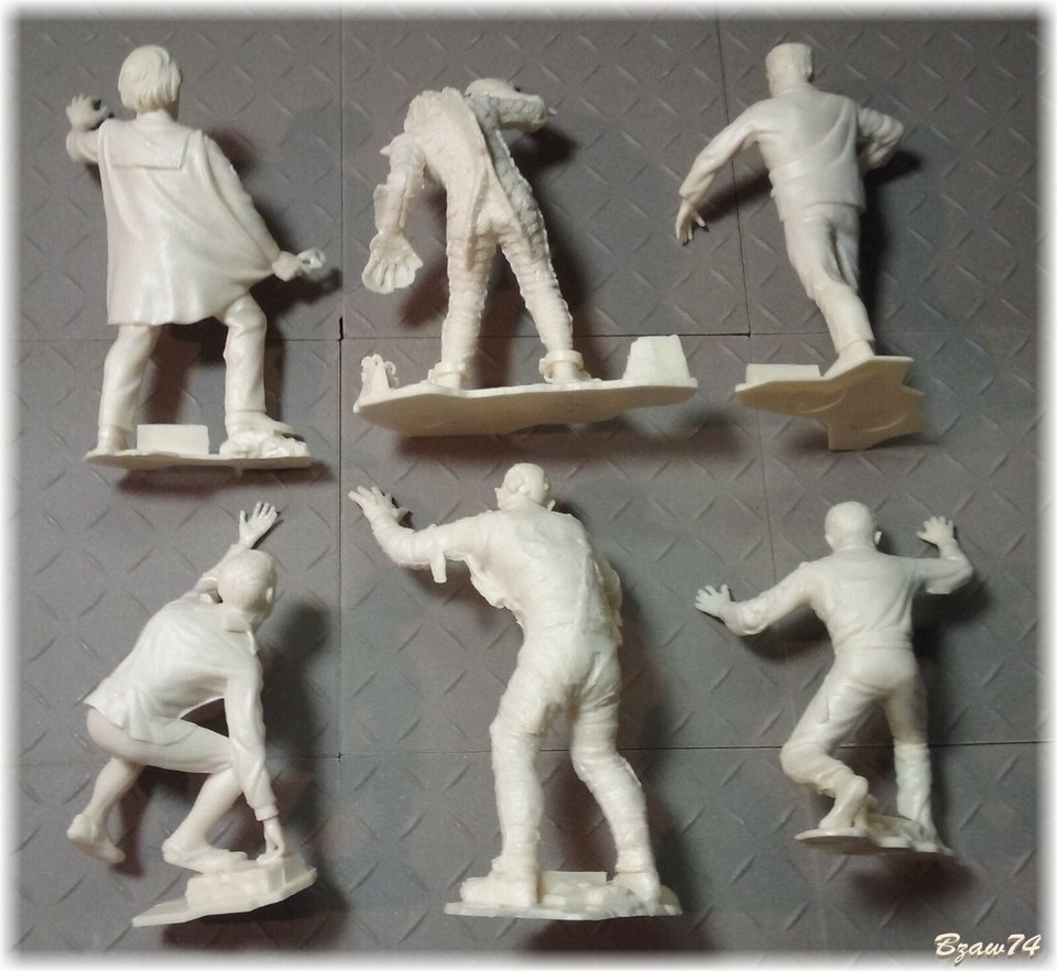 Universal Monsters Marx: Creature Frankenstein Mummy Phantom Wolfman ...