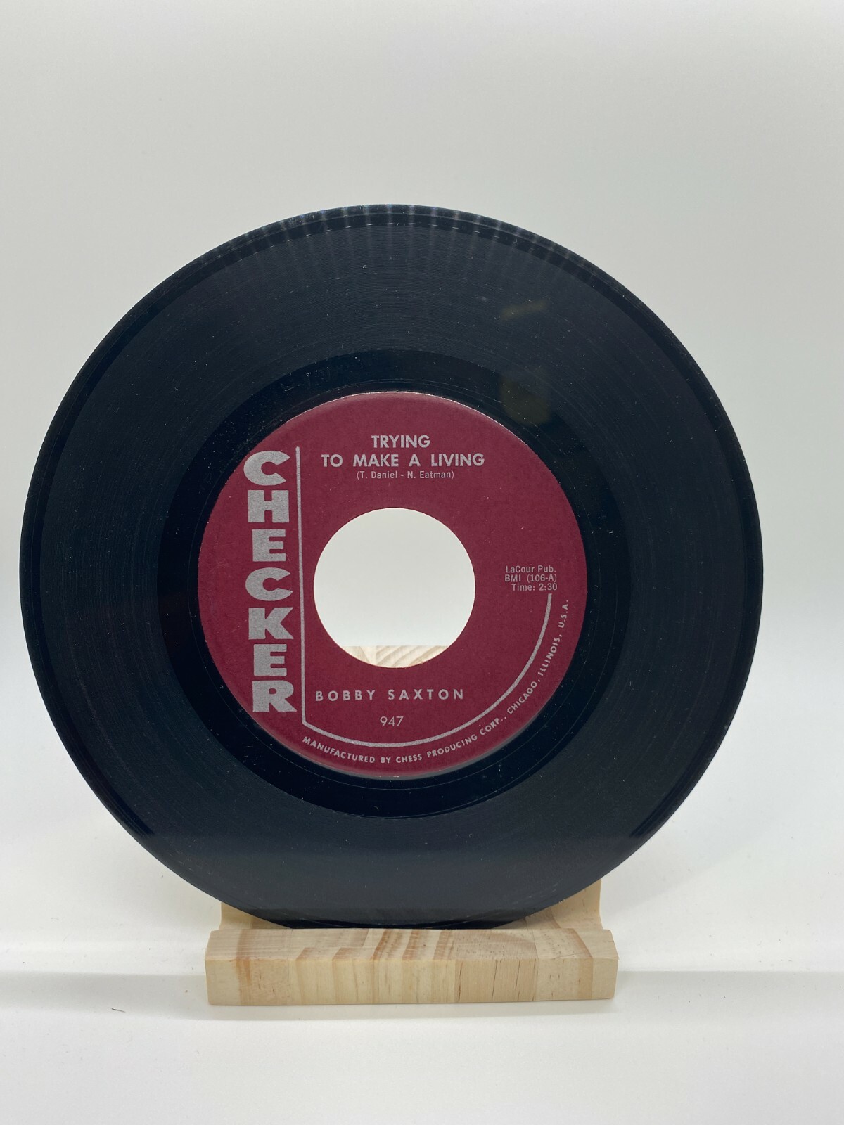 EARLY HOOKER Dynamite BOBBY SAXTON Trying To Make CHECKER 947 45 VINYL ...