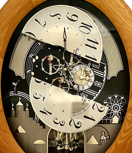 Rhythm Small World Golden Oak Timecracker Sound Motion Musical Wall ...