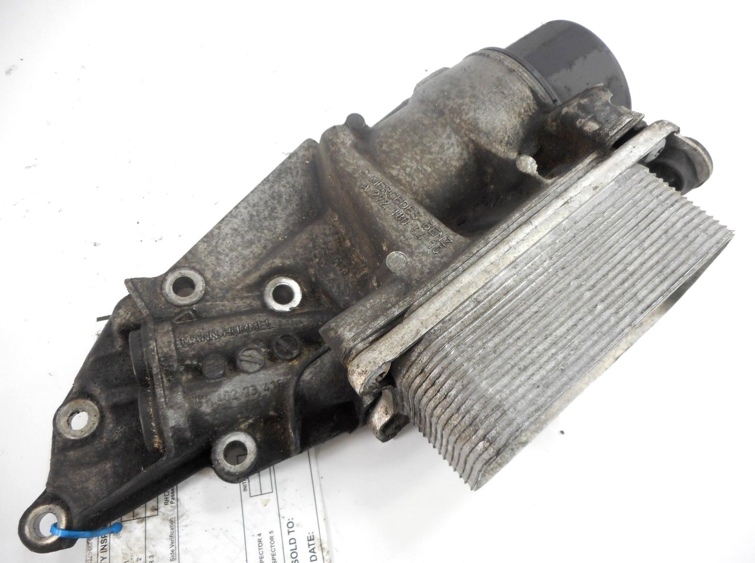 10 Mercedes-Benz C300 3.0L Oil Cooler Filter Housing OEM 5989070191 | eBay