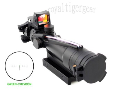ACOG 3.5x35 Rifle Scope Illuminated Optic Fibre KillFlash Cover Red RMR ...