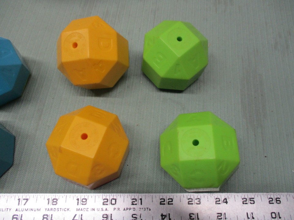 Shelcore Action Stacks Vintage 1981 Collectible Blocks Plastic Colors ...