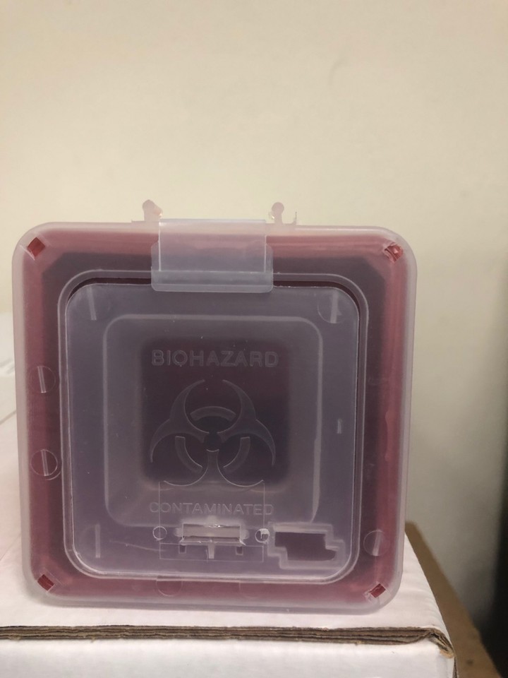 VWR 19001-001 Single Use Sharps container Systems With Lid | eBay