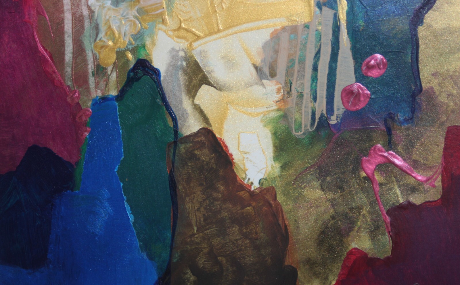 Chi Chun Signed Chinese Abstract Expressionist Mixed Media-Multicolor/Metallic | eBay