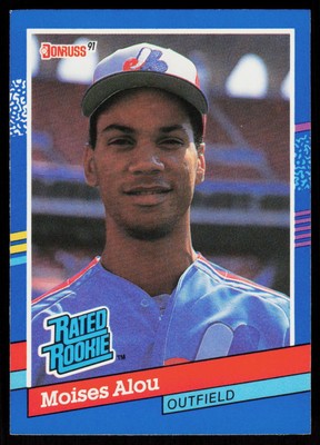 1991 Donruss Moises Alou #38 BASEBALL CARD Rookie Montreal Expos RC | eBay