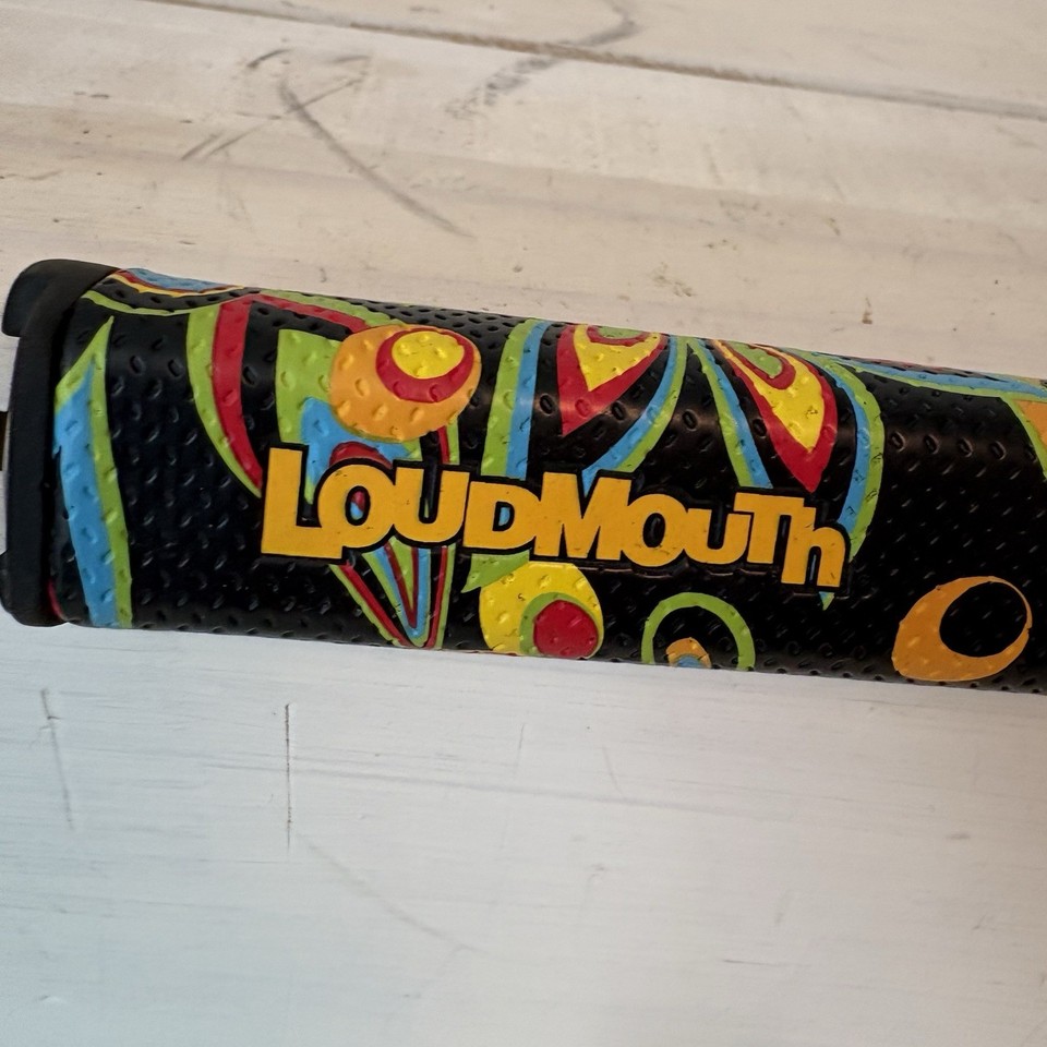 Loudmouth Golf Pistol Grip Putter Jumbo Shagadelic Pattern Club Handle ...