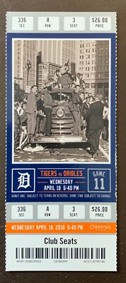 Detroit Tigers 2018 MLB ticket stub - 1968 World Series -Downtown ...