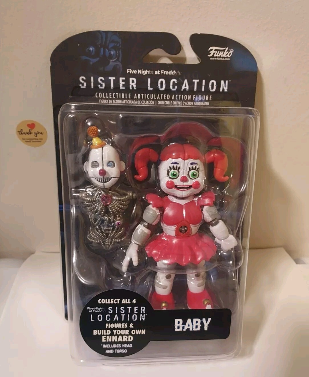 Funko Five Nights At Freddy's CIRCUS BABY Figure Sister Location Ennard ...
