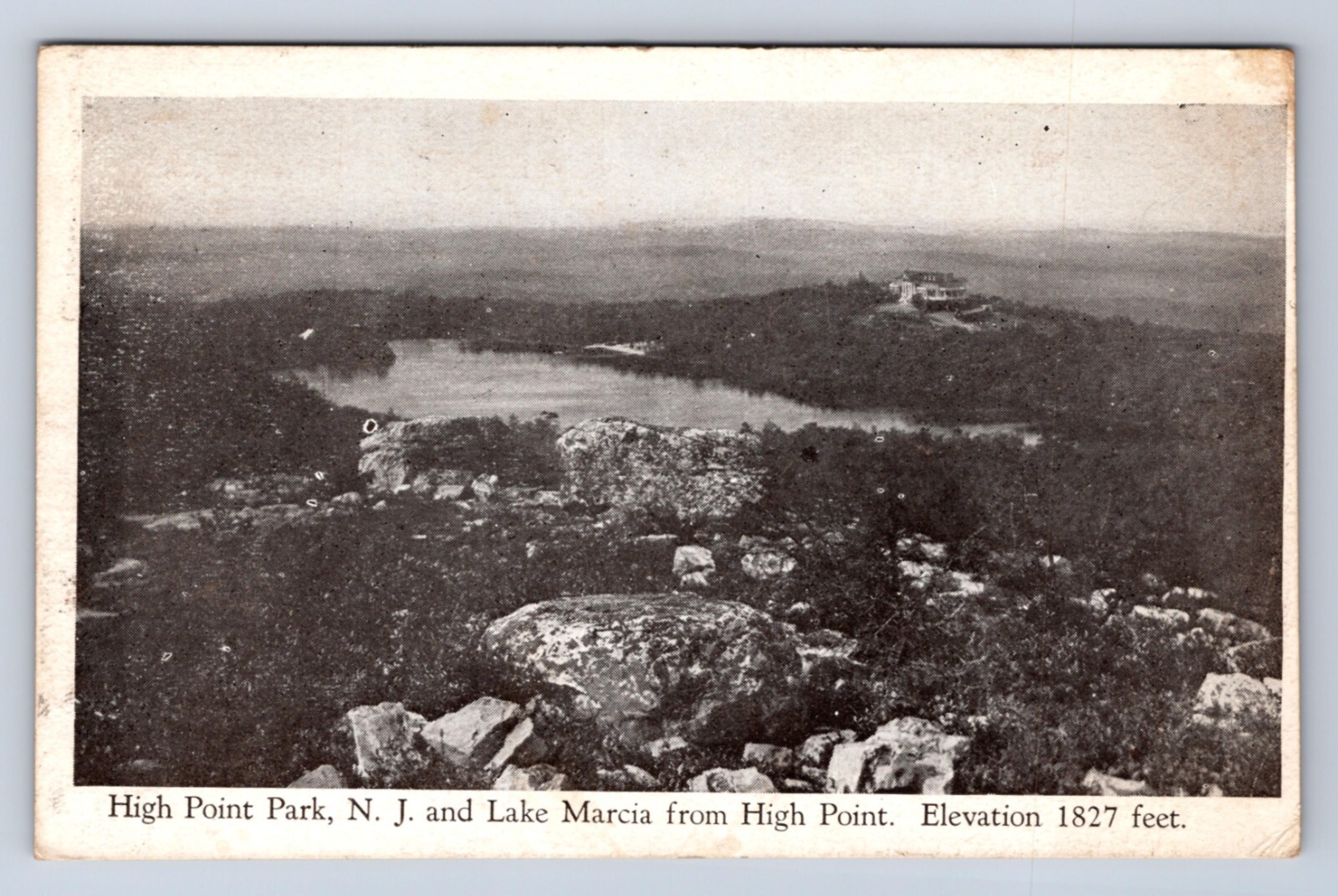 VINTAGE HIGH POINT PARK NJ & LAKE MARCIA c1934 POSTCARD BC | eBay