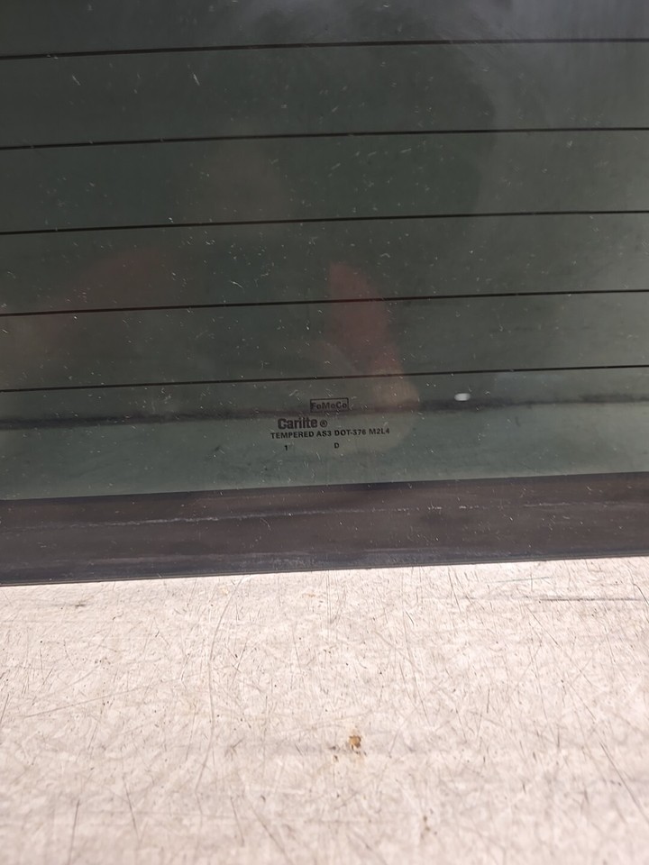 09-14 Ford F-150 HEATED power sliding rear window back center glass ...