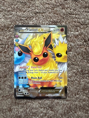 Flareon EX (Full Art) RC28-32 Generations: Radiant Collection Holo | eBay