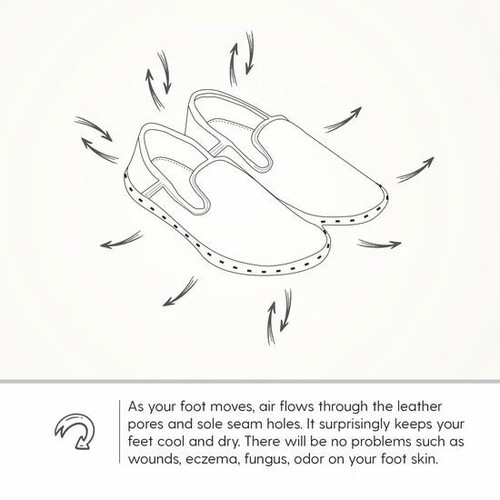 Barefoot Shoe Leather | Grounding Shoe With Copper Rivet | Grounding ...