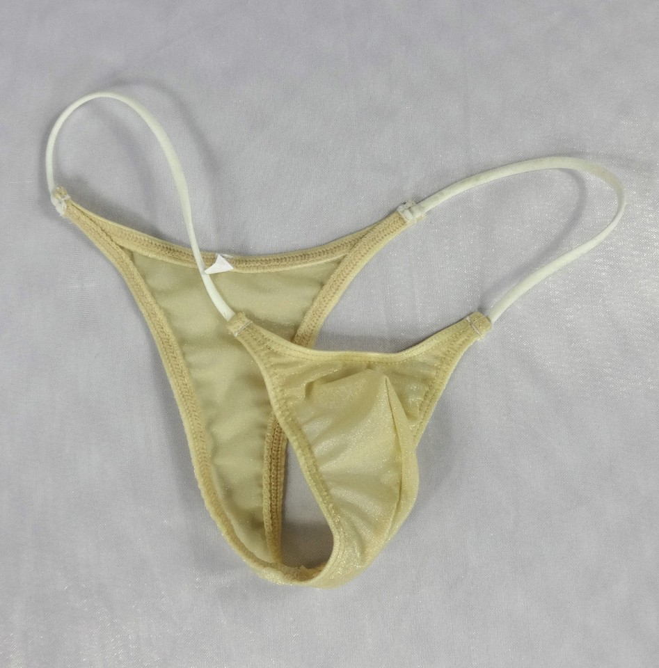 K2058 Mens Micro Bikini String waist Slightly C-thru Shiny sheer | eBay