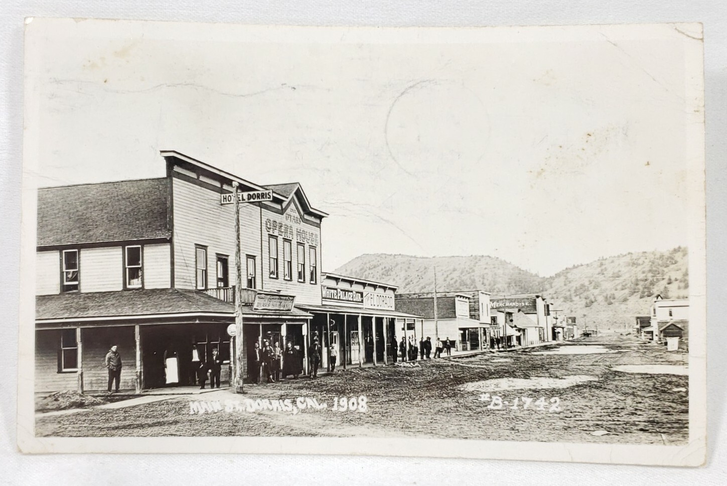 Dorris California Street Scene Postcard | eBay