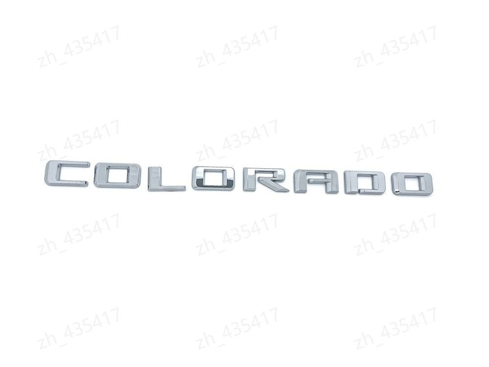 Tailgate Colorado Emblems Letters Badge NamePlate for 2023 -24 Colorado ...