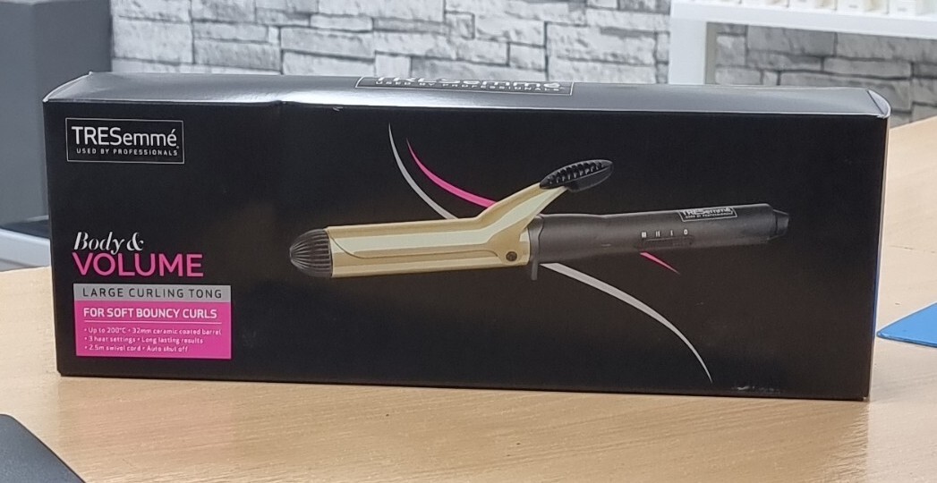 TRESemme+43mm+Ceramic+Curling+Tong+-+Black+%282805DU%29 for sale online ...