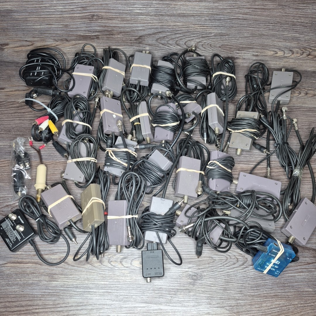 Nintendo NES RF AV Cable Adapter Switch Lot of 32 696397163598 | eBay
