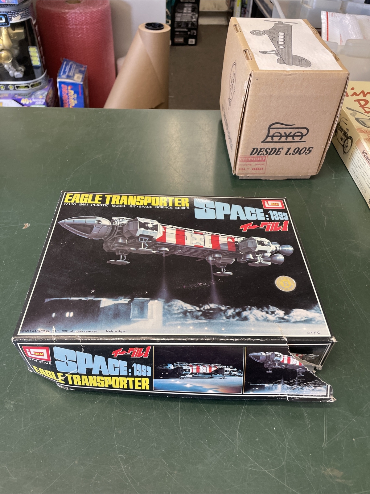 Space 1999 Eagle Transporter 1/110 IMAI Plastic Model Kit Japan 1981 ...