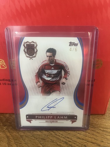 Phillipp Lahm On Card Auto 4/6 Bayern Munich 125 Years Topps | eBay