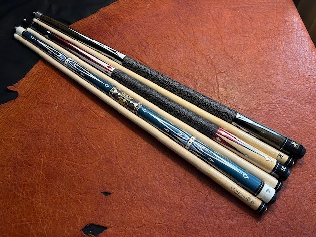 Cue Lot: DC, Superman & Adam II pool cues. | eBay