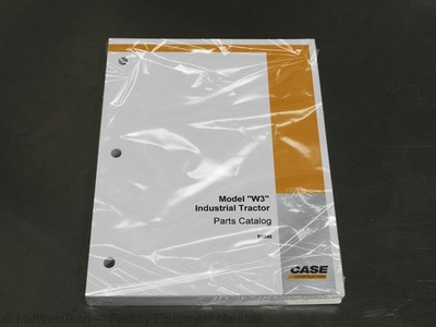 Case W3 Industrial Tractor Parts Catalog Exploded Views Manual Diagram ...