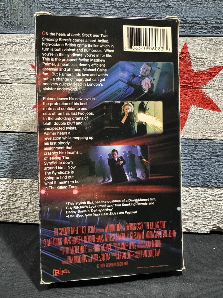 THE KILLING ZONE (VHS) 1999 Assassin Syndicate Thriller | eBay