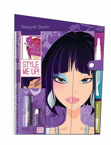 Drawing Pad Hair Make Up Hairstyles Design Illustrated Girls Sticker ...