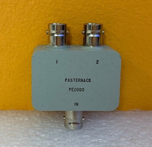 Pasternack PE200 2 to 500 MHz, 50 Ohm, 1 W, 2-Way, BNC (F), Power ...
