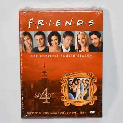 Friends - The Complete Fourth Season (DVD, 2003, 4-Disc Set, Four Disc ...