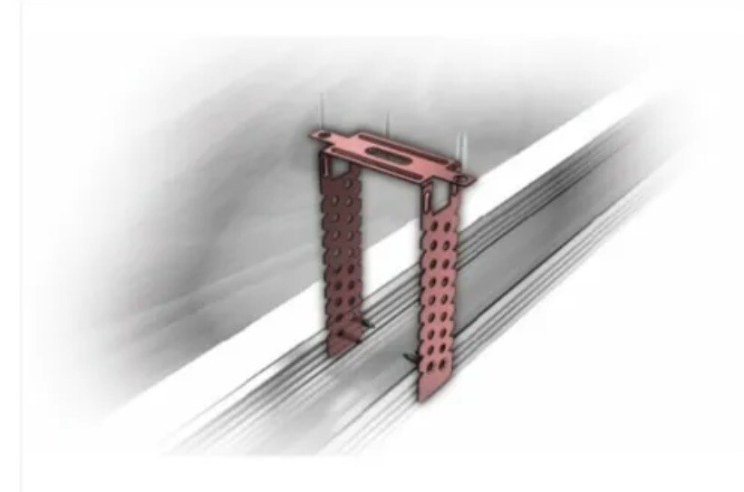 DRYLINING Bracket Ah 186 295mm Partitioning Bracket Drywall GYPLINER ...