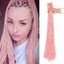 28" Thin Long Box Braids Crochet Braiding Hair Extensions Micro Dreads ...