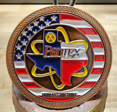 PANTEX MAINTENANCE CHALLENGE COIN,NNSA,DOE,SANDIA,KCNSC,LLNL,LANL | eBay