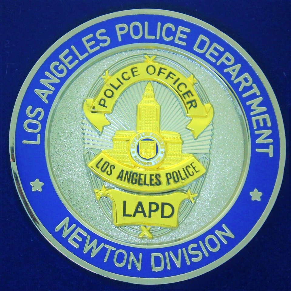 LAPD 1st Design Newton Division Los Angeles Police Dept. Challenge Coin C-59 | eBay