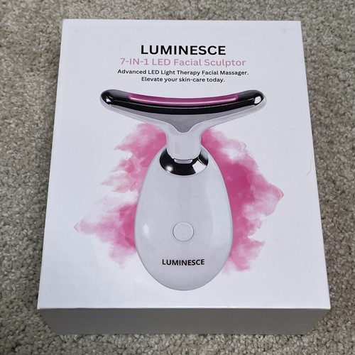 NEW Luminesce 7-in-1 LED Facial Sculptor Advanced Light Therapy Facial ...