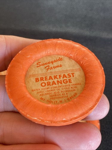 4 VTG Sunnyside Farms BREAKFAST ORANGE JUICE MT HOLLY NEW JERSEY NJ ...