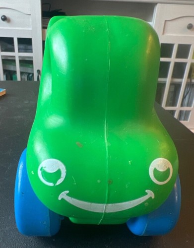 Vintage Little Tikes Chunky My First Wheels Green Dump Truck Smiley ...
