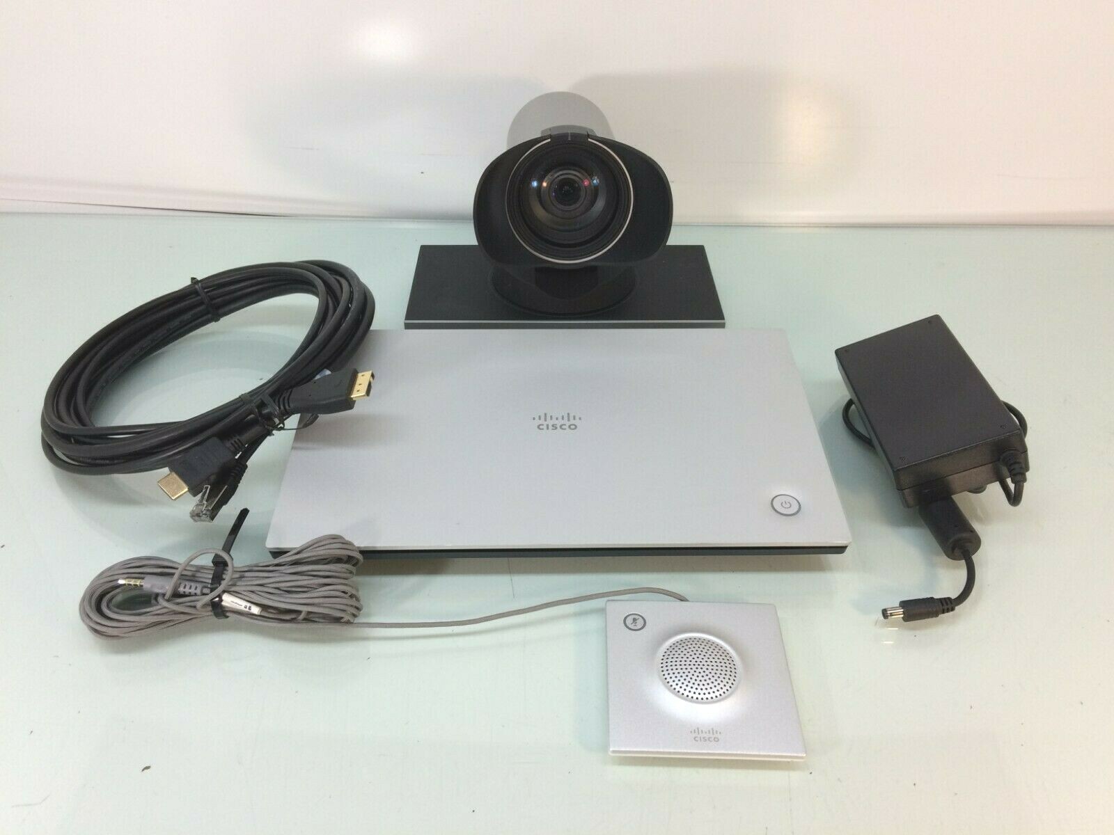 Cisco CTS-SX20N-CODEC w/ Camera, Mic, Cables, PSU - TESTED | eBay