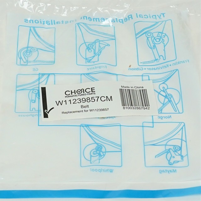 Choice Parts W11239857 for Whirlpool Washing Machine Drive Belt for ...