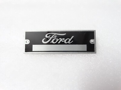 Ford Data Plate Serial Number ID Tag Hot Street Rod Rat For Ford Motor ...