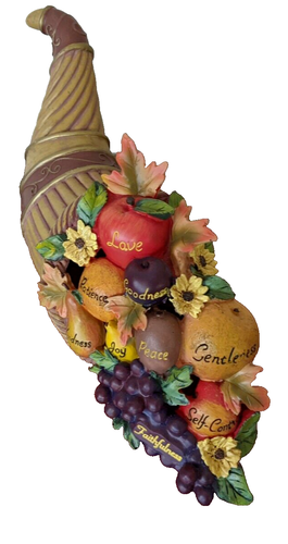 Changing Color Light Cornucopia Fall Thanksgiving Centerpiece | eBay