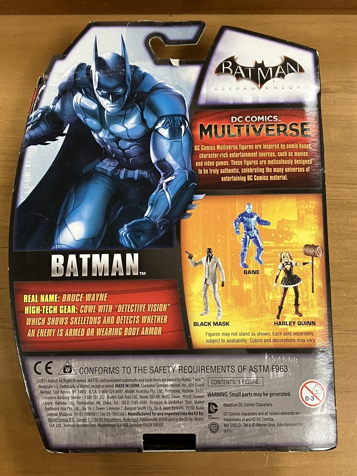 DC Comics Mattel Multiverse Wave 5 Arkham Origins Detective Mode Batman ...