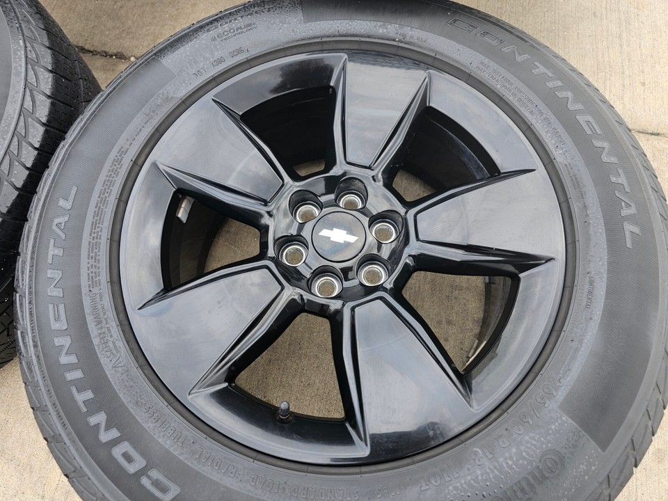 18" Chevy Colorado REDLINE OEM wheels rims 5747 5818 tires 2019 2020 ...