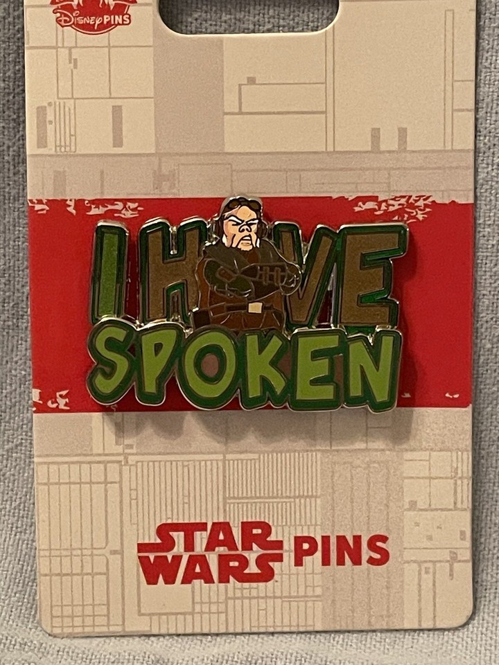 NEW Walt Disney Parks Star Wars Quote Mandalorian Kuiil "I Have Spoken ...
