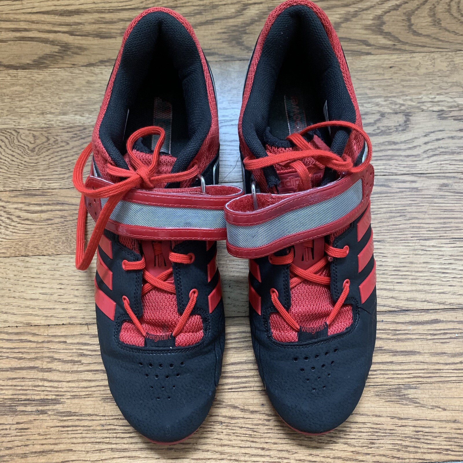 Adidas Adipower Black And Red Size 11.5 Weightlifting Shoes | eBay
