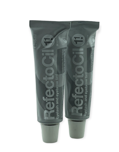 2 X RefectoCil 1.1 graphite - 15 ml Augenbrauenfarbe / Wimpernfarbe ...
